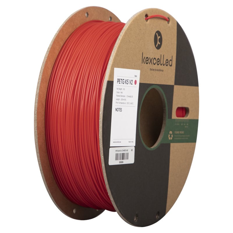Kexcelled Superieur PETG K5 - Rood | BL3D