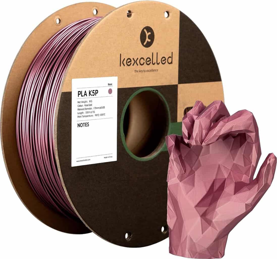Kexcelled Superieur PLA K5P - Paint Free Rose Gold/Rose Gold | BL3D